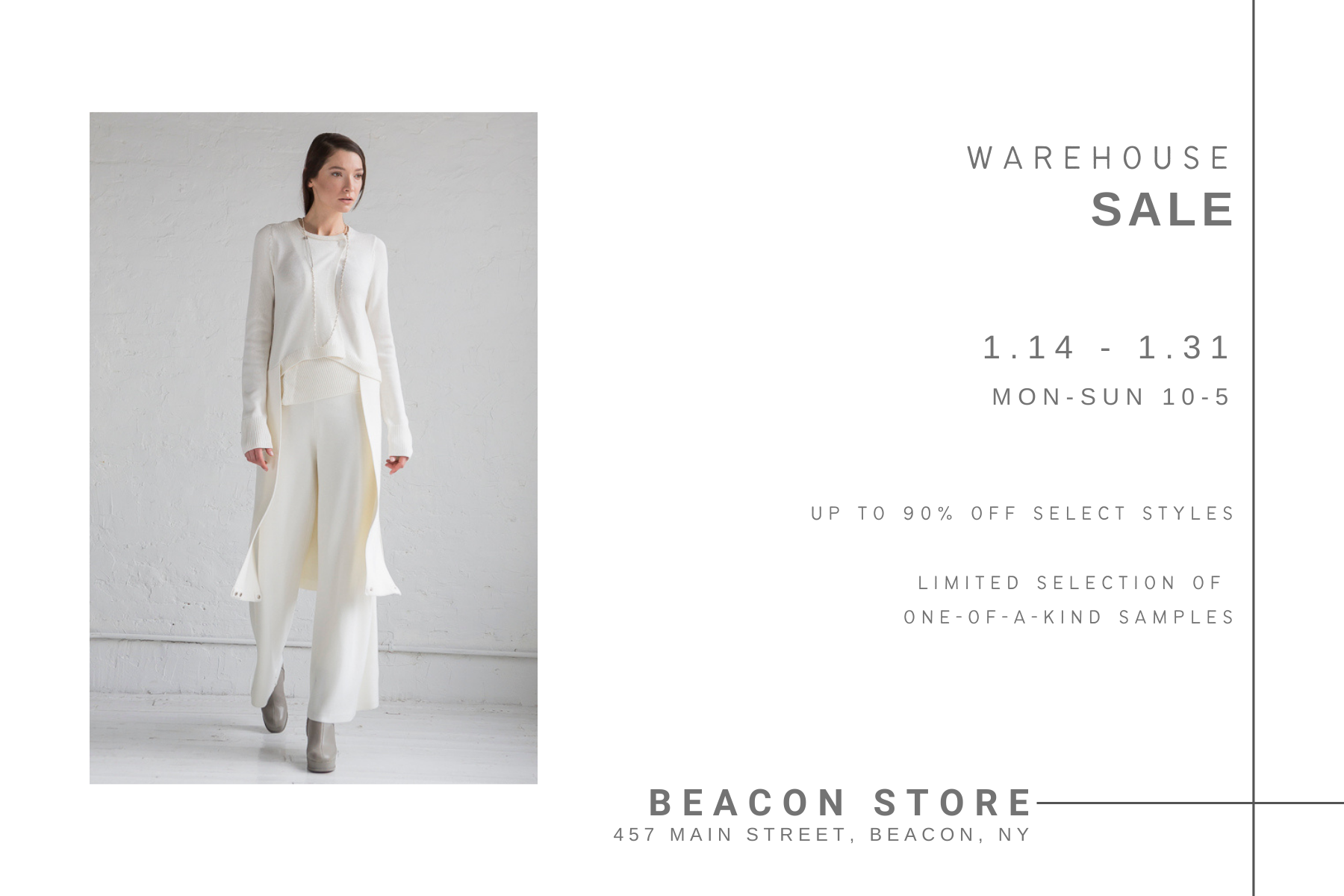 BEACON WAREHOUSE SALE | NFP